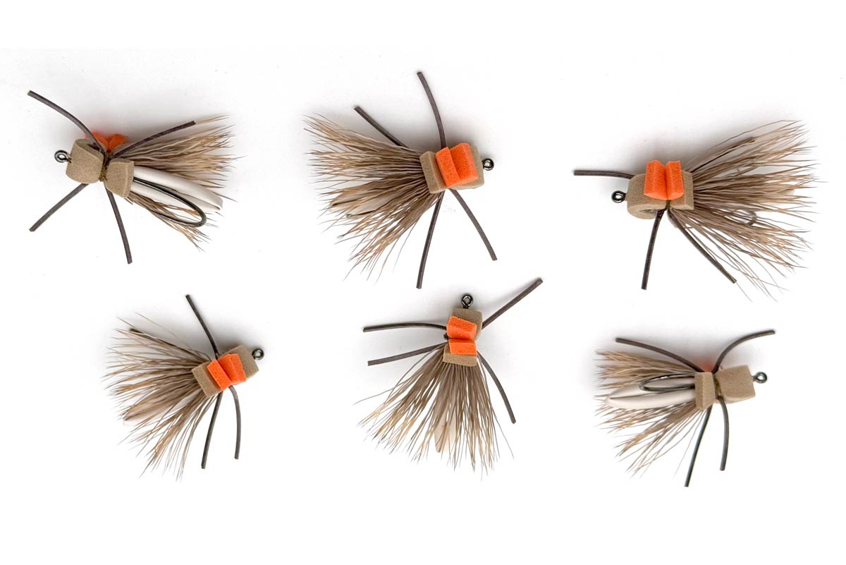 H20 Hopper Flies (6 pack) — Moonlit Fly Fishing