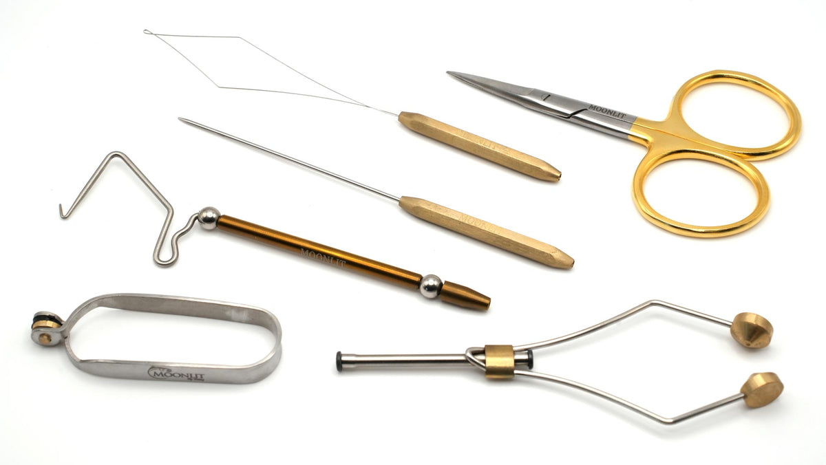 Basic Fly Tying Tool Kit (Moonlit) — Moonlit Fly Fishing