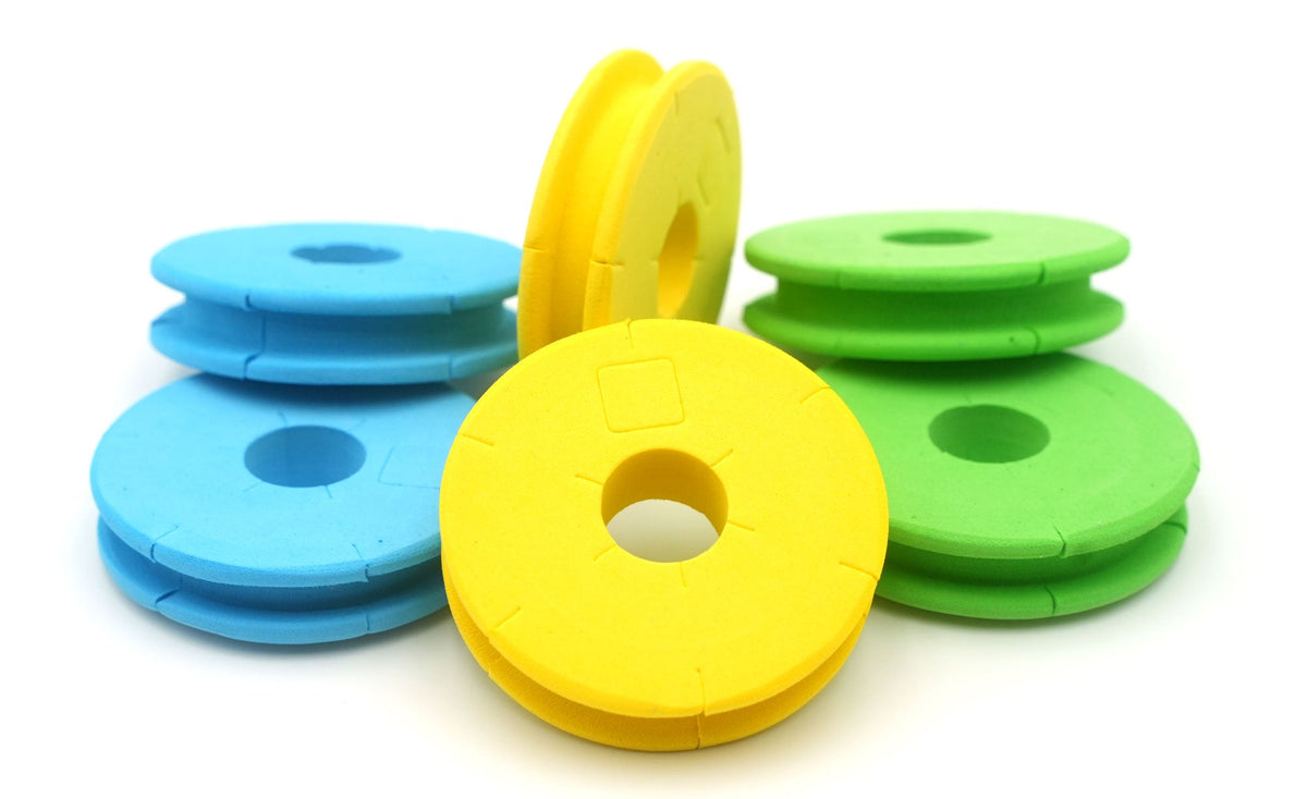 Foam Leader Rig Holders (Multi-Color 6 pack) | Moonlit Fly Fishing