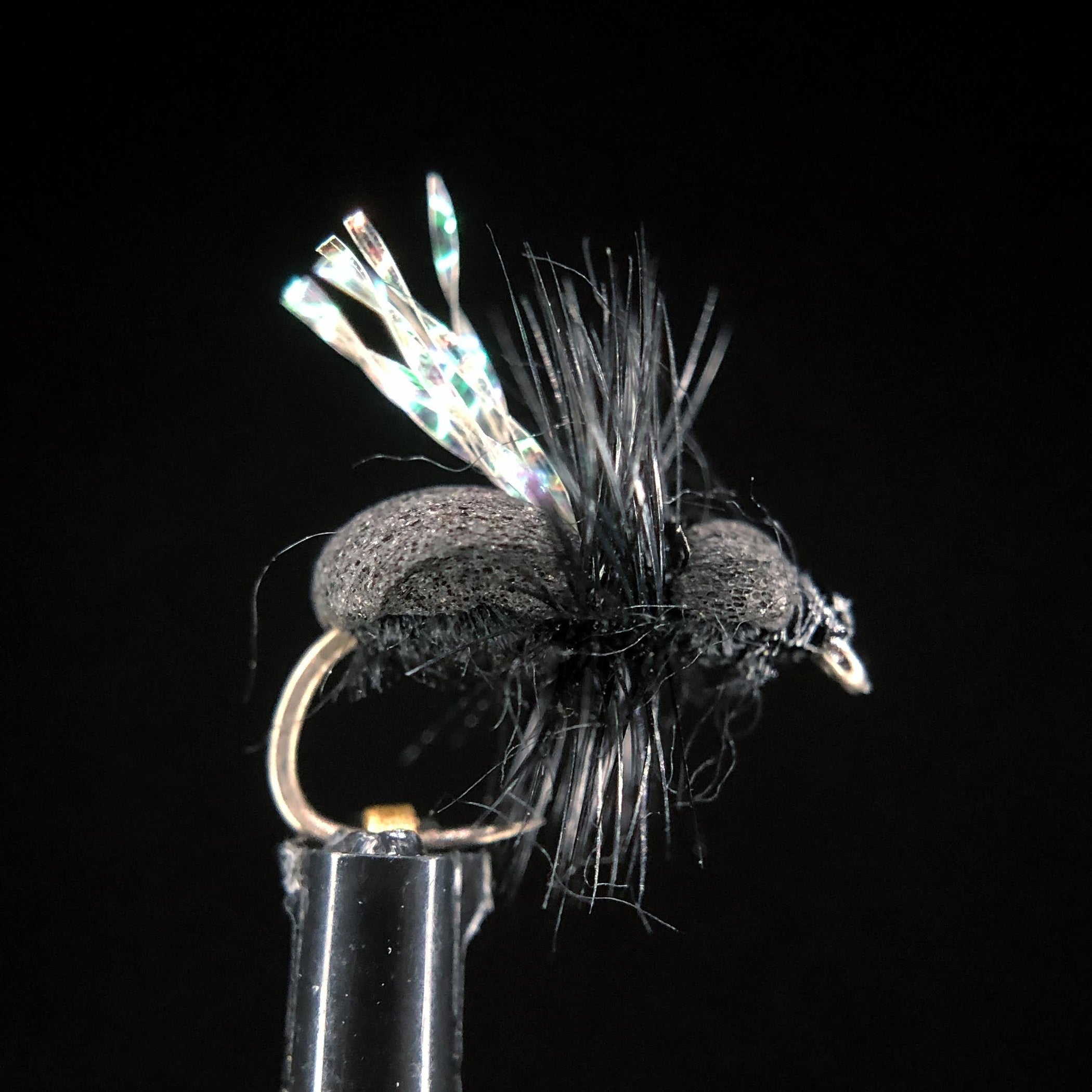 Foam Beetle Terrestrial Fly (12 flies) — Moonlit Fly Fishing