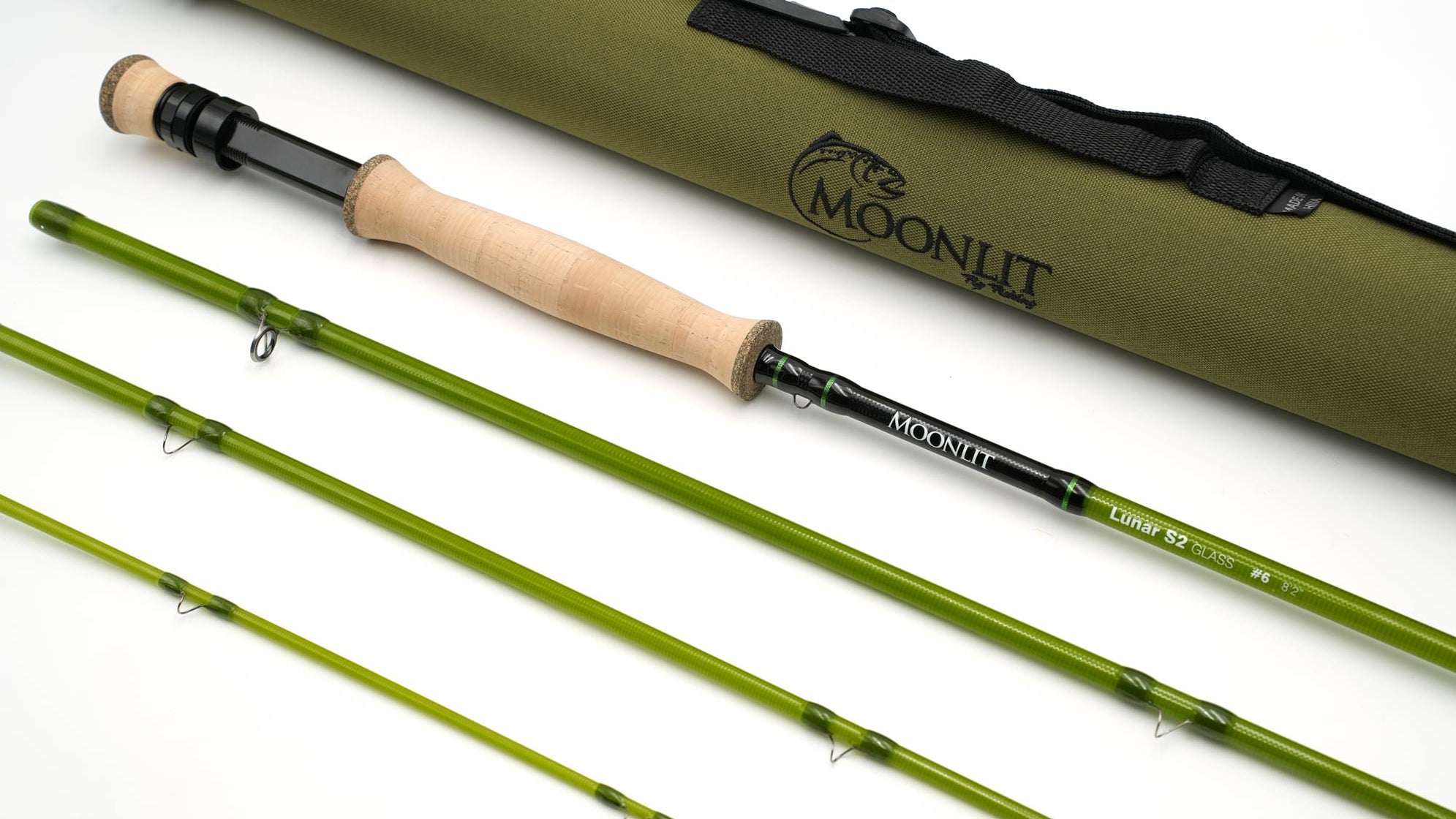 Moonlit Lunar S2-GLASS Fiberglass Fly Rod | Moonlit Fly Fishing