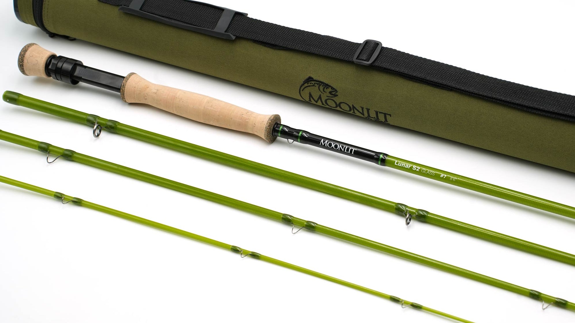 Moonlit Lunar S2-GLASS Fiberglass Fly Rod | Moonlit Fly Fishing