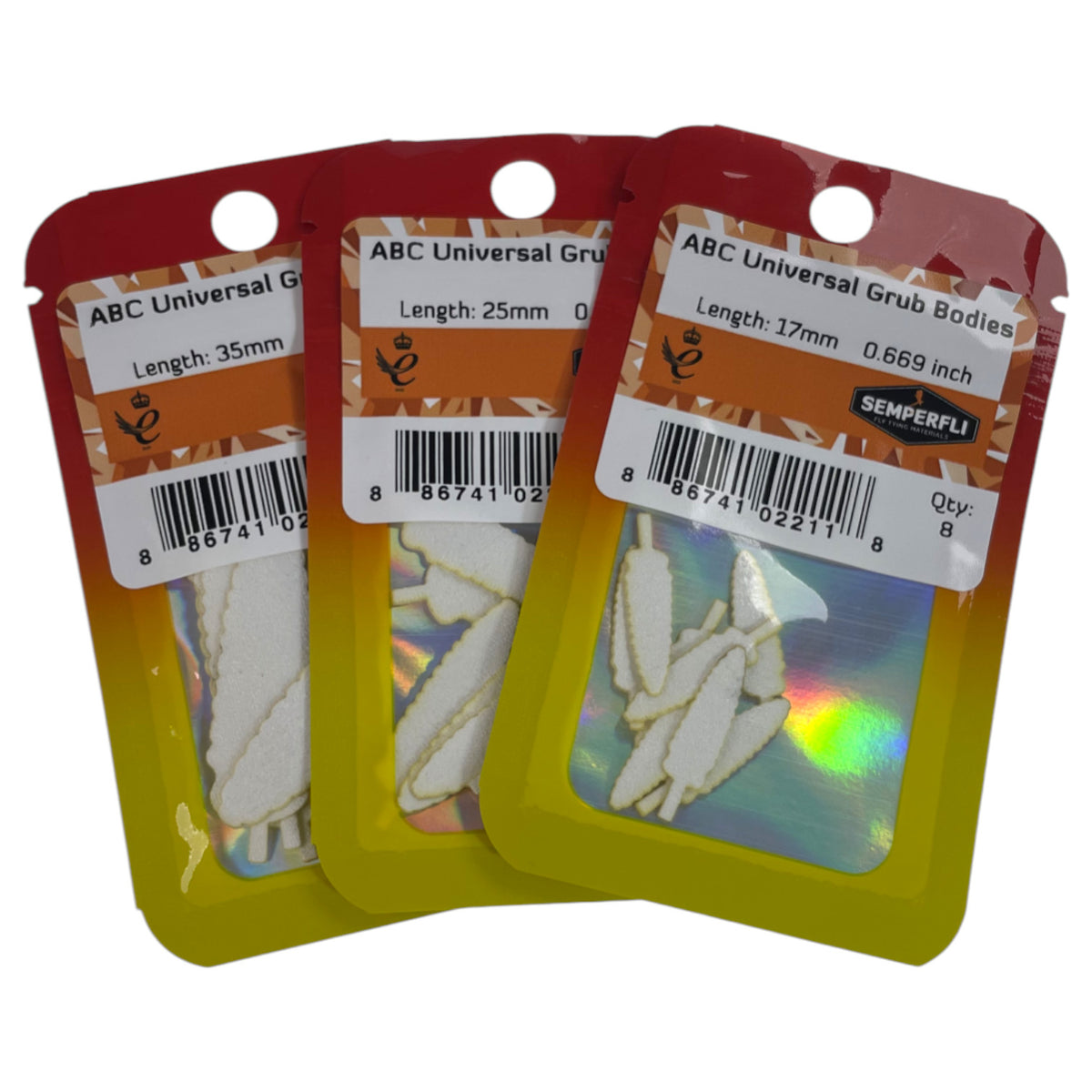 ABC Universal Grub Bodies & Wiggle Tails — Moonlit Fly Fishing