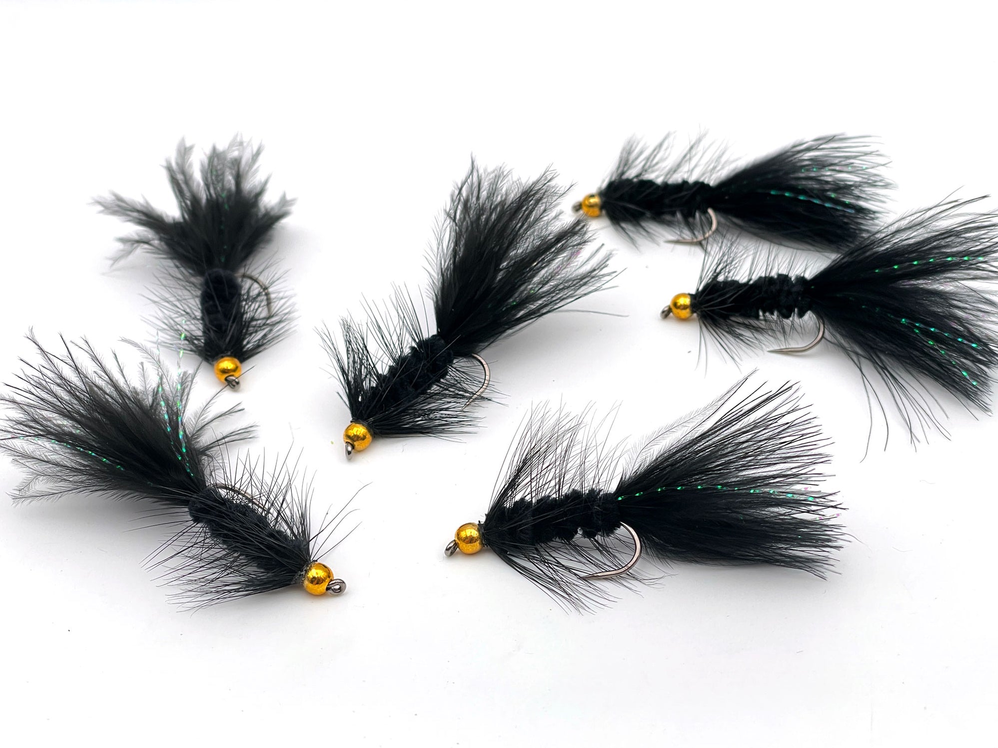 Woolly Bugger Flies Barbless (6 pack) — Moonlit Fly Fishing