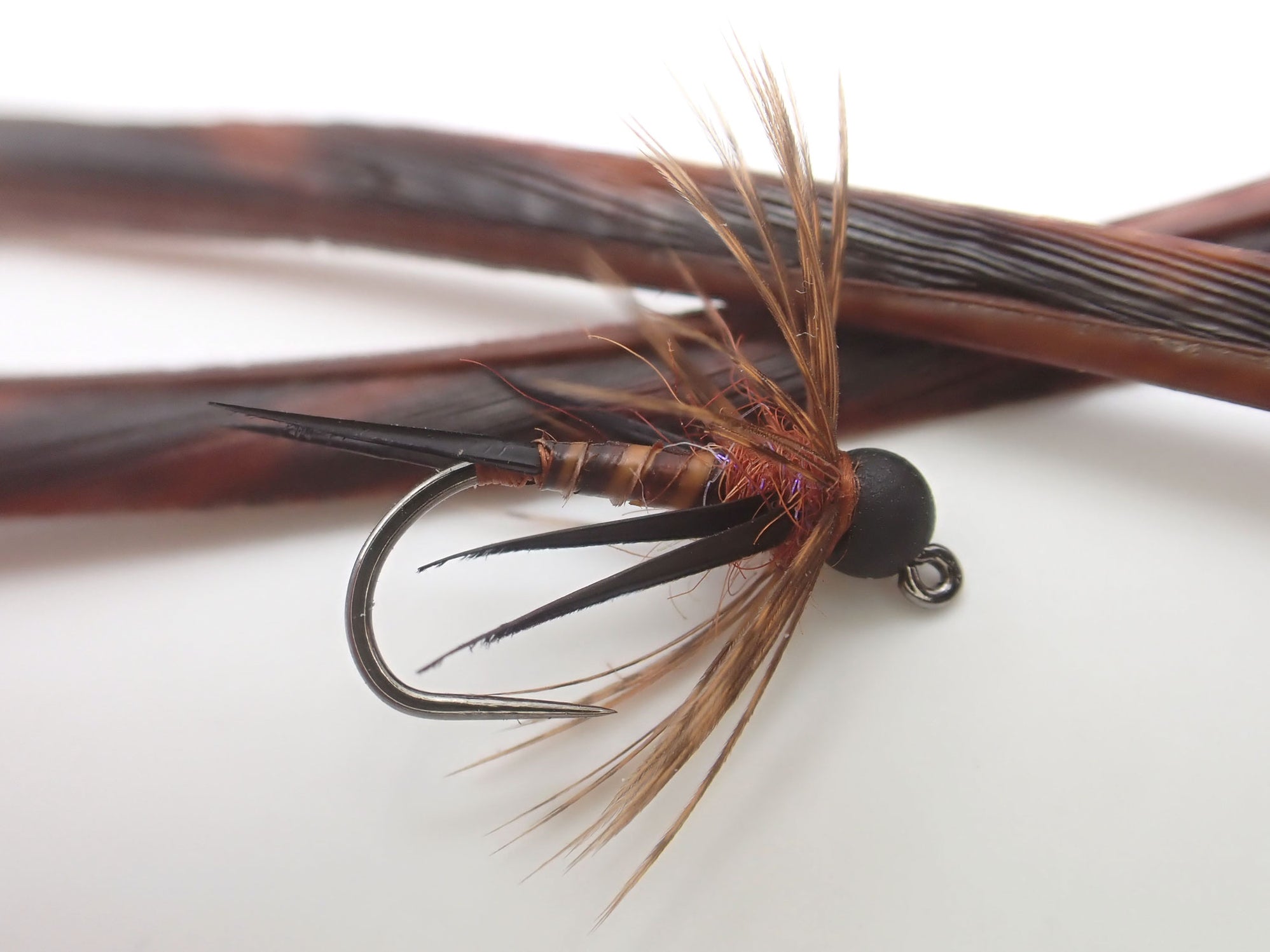 Magpie Wild Barred Turkey Biot Quills — Moonlit Fly Fishing